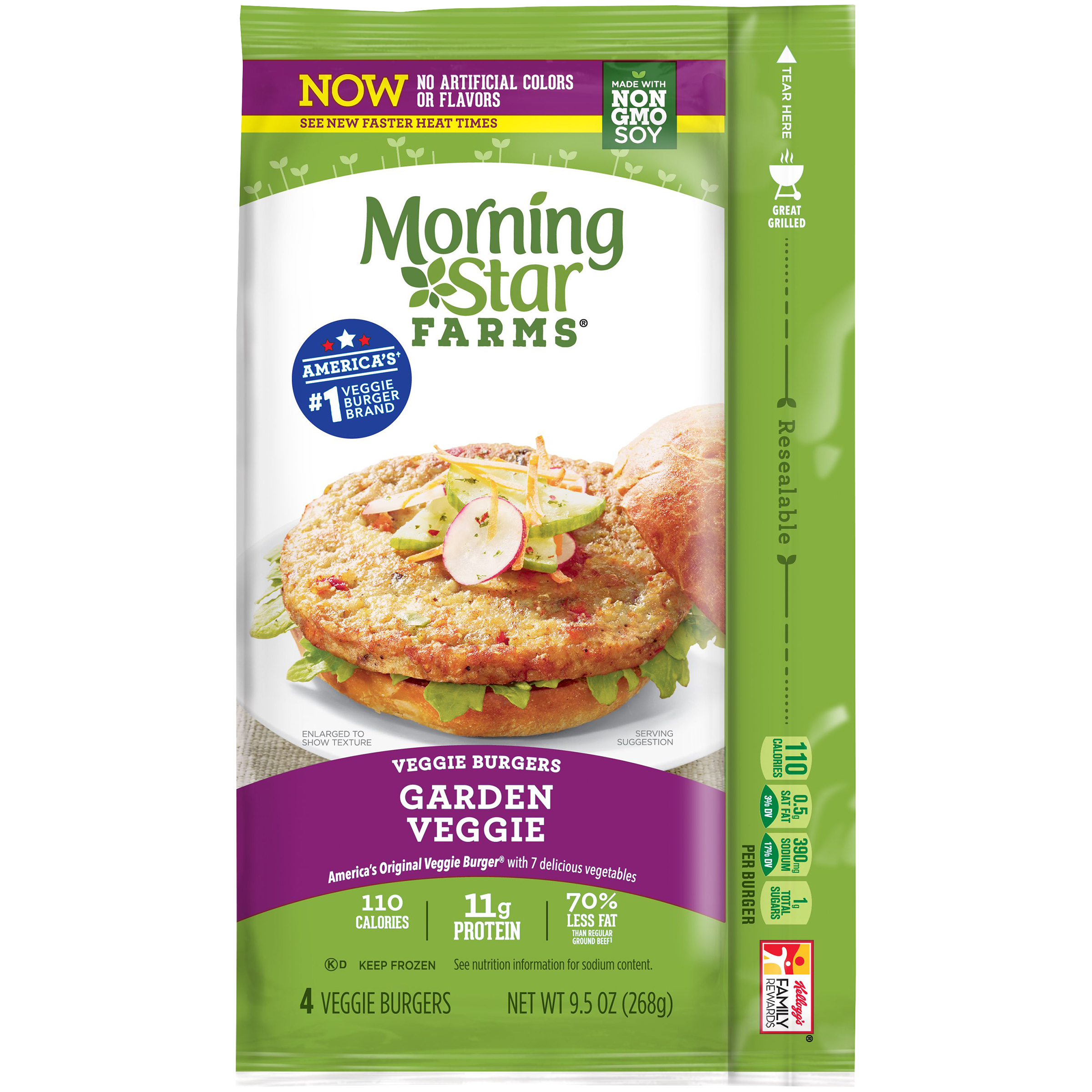 Whites Foodliner Morningstar Farms Garden Veggie Burgers 4 Count 4 Ct 95 Oz