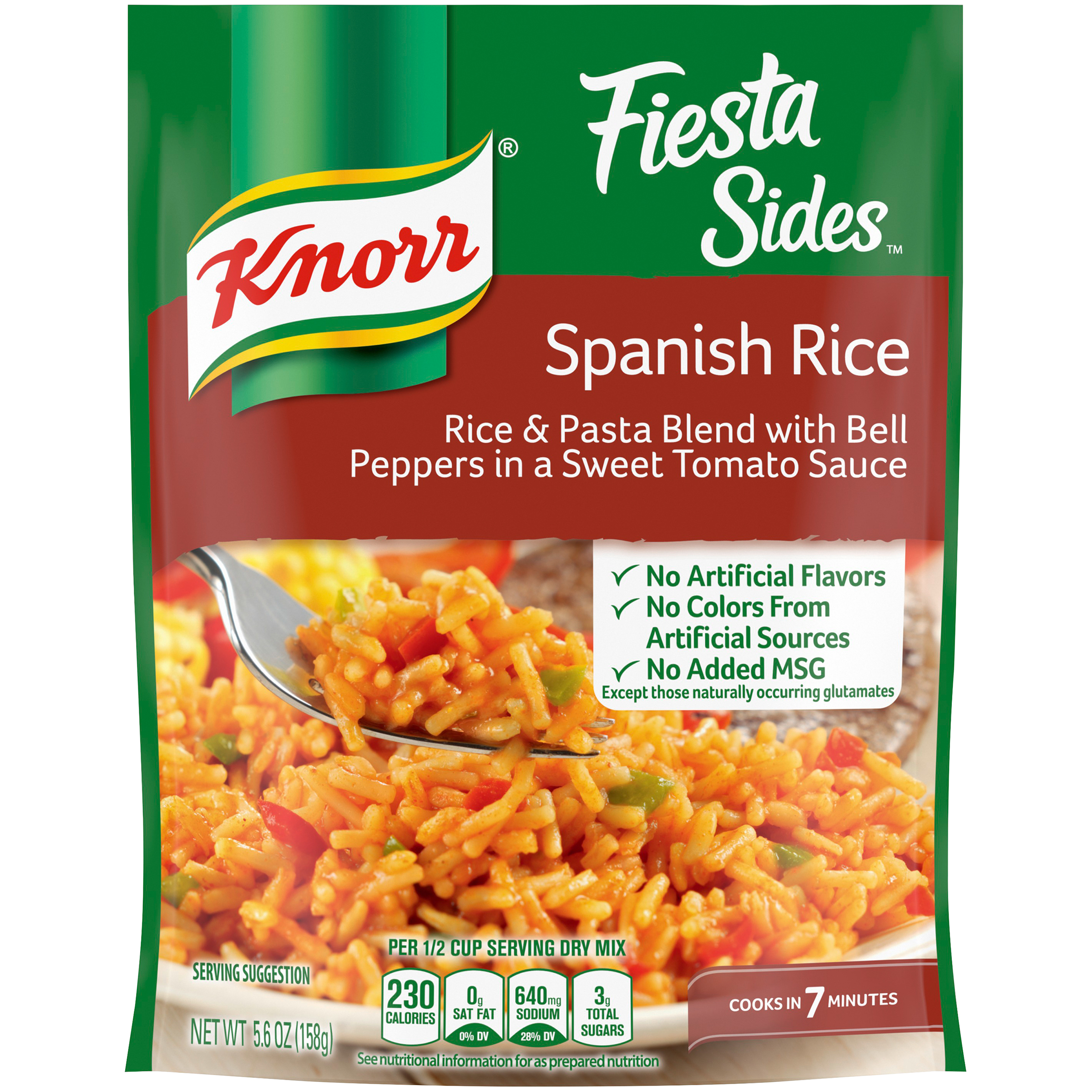 Klema Apple Market : Knorr Fiesta Sides Spanish Rice Pouch 5.6 oz